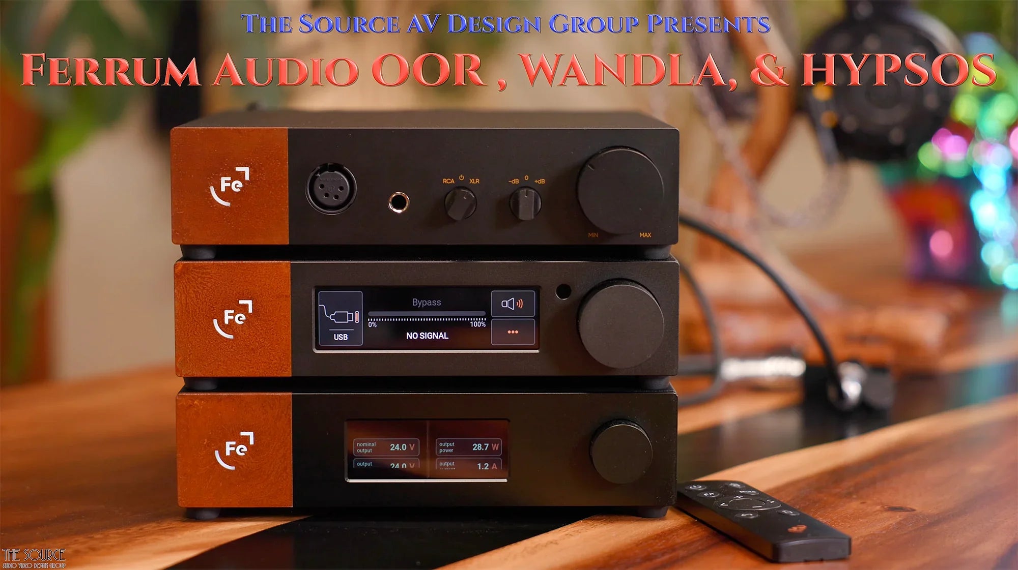 Ferrum Audio OOR headphone amplifier, WANDLA DAC/Pre-Amp, and HYPSOS h ...