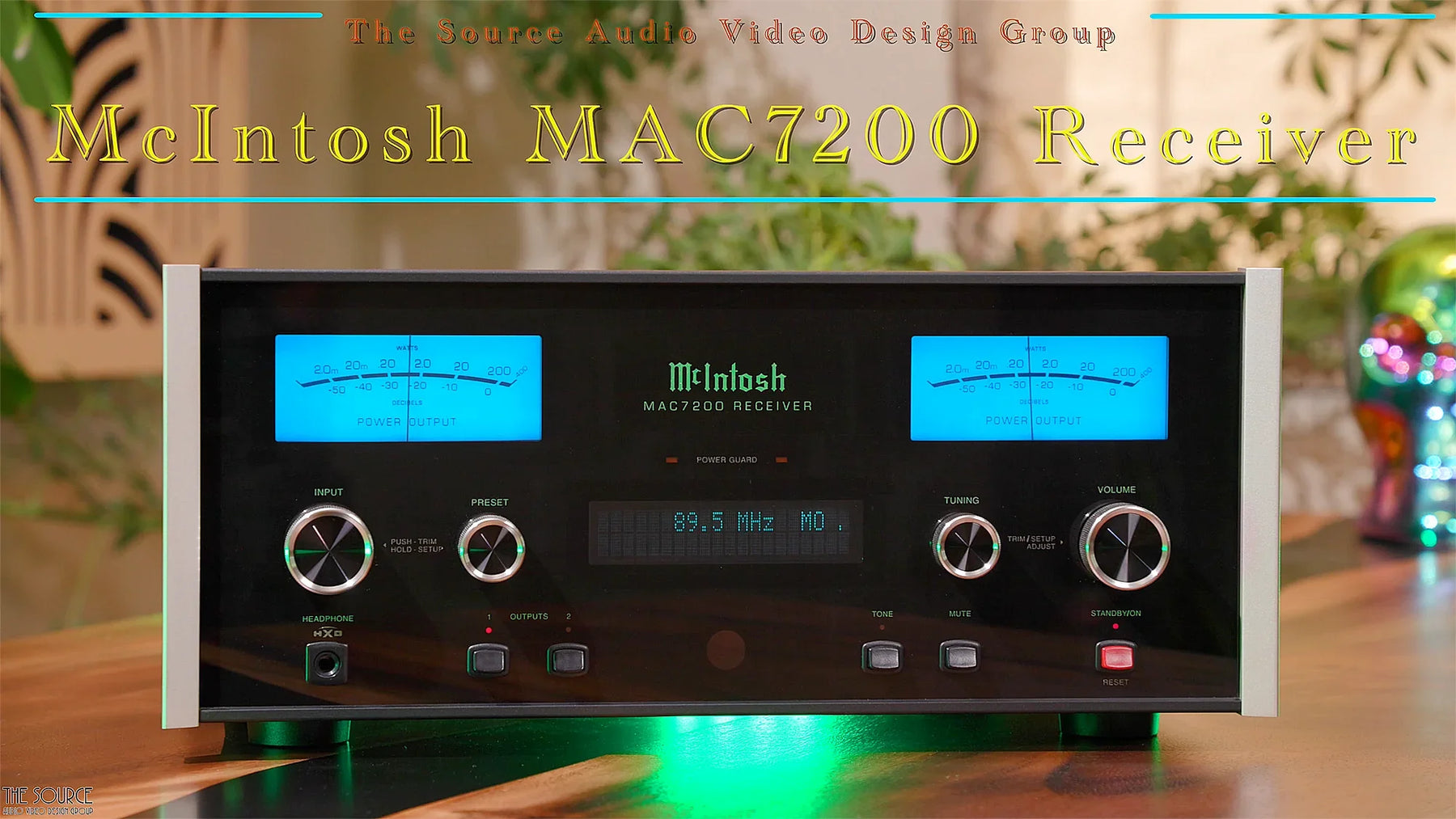 McIntosh MAC7200 Receiver 75 pounds of pure McIntosh audio bliss! - The ...