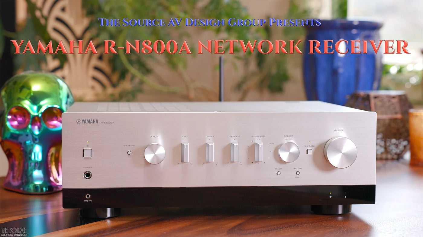The Yamaha R-N800A Network Receiver has incredible value and spectacul ...